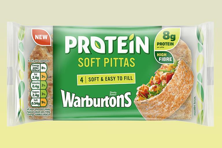 Warburtons launches Protein soft pittas and flatbreads | British Baker